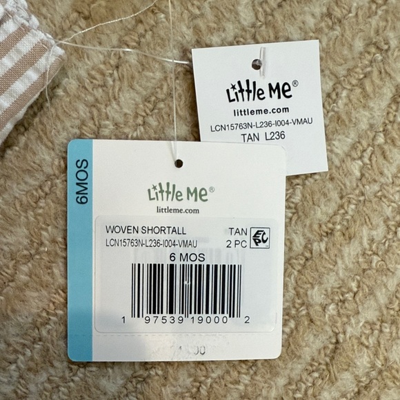 Little Me | Matching Sets | Nwt Little Me Shortall With White Shirt ...